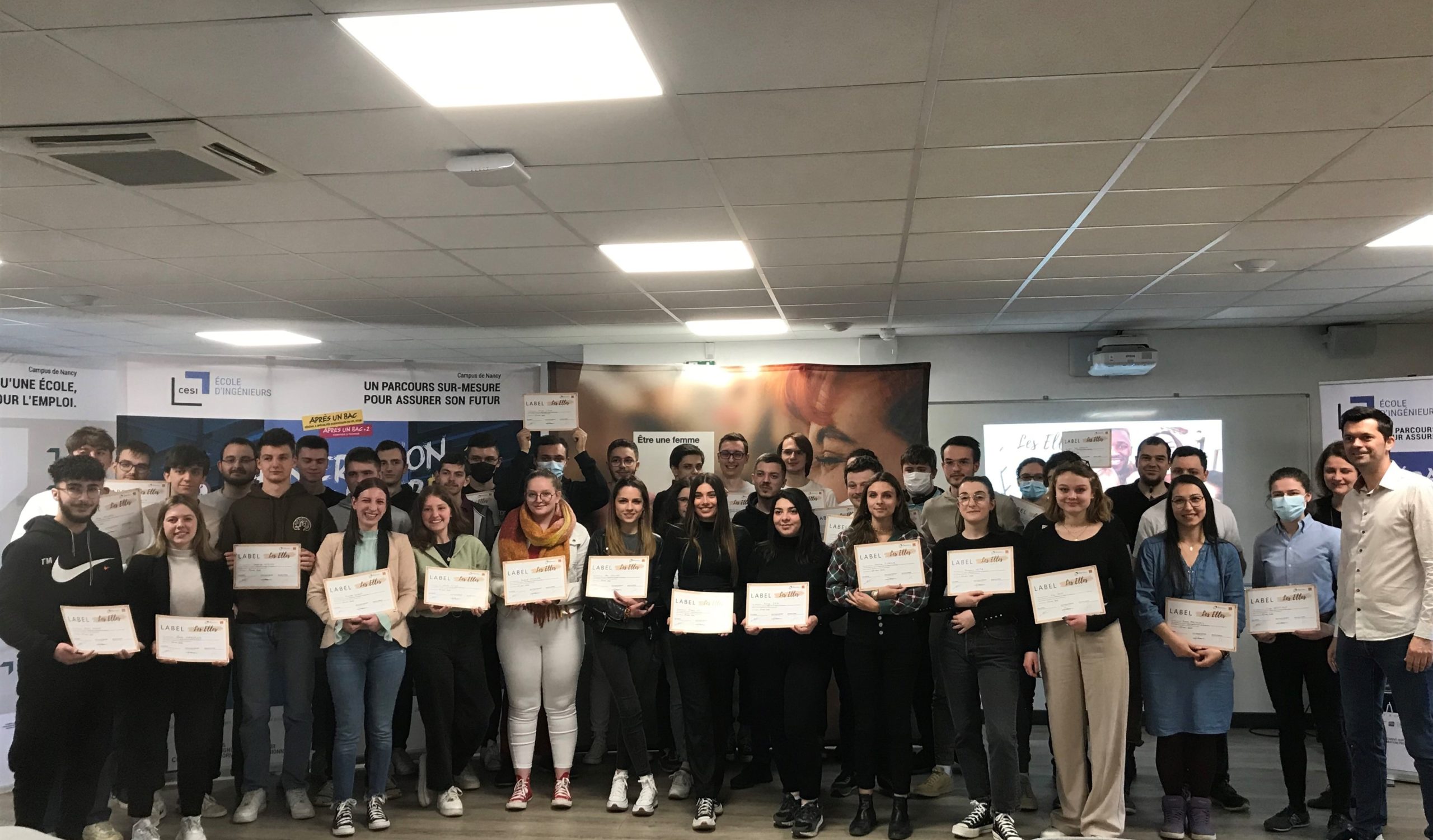 Elles du Numérique : les participants CESI de Nancy labelisés